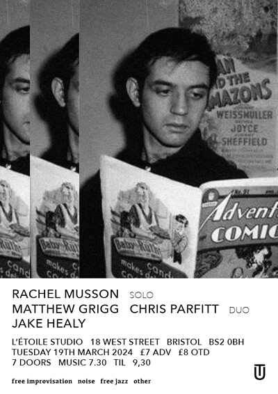 Rachel Musson / Grigg • Parfitt duo / Jake Healy tickets — £7.60 | L ...