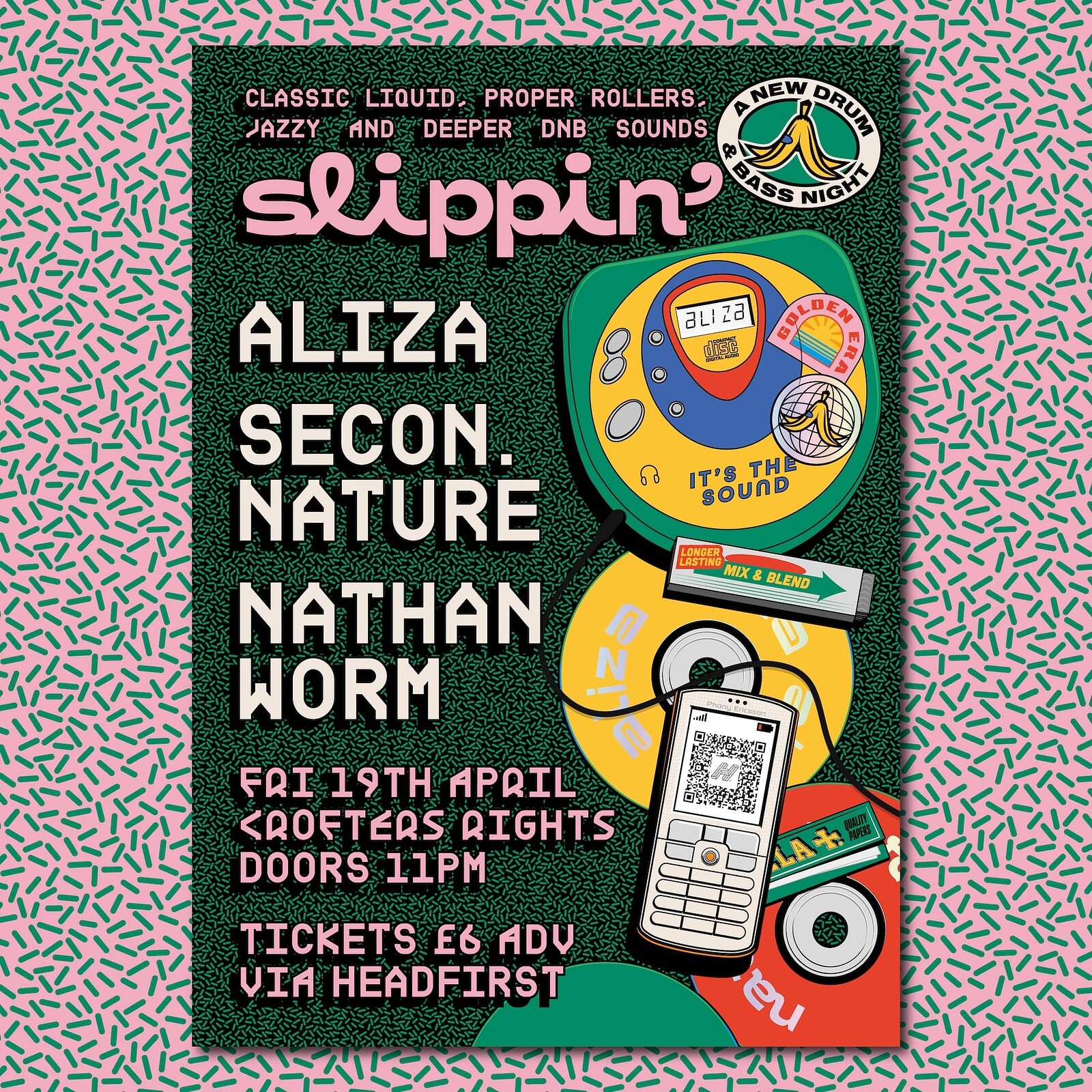 SLIPPIN’ - A new DnB night TICKETS OTD tickets — £6.55 | Crofters ...