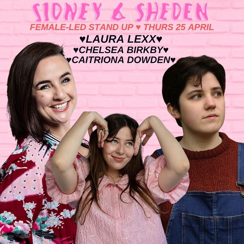 Sheden Comedy tickets — £13.50 | Sidney & Eden, Bristol