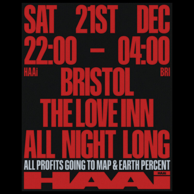 HAAi tickets — £5.50 | The Love Inn, Bristol