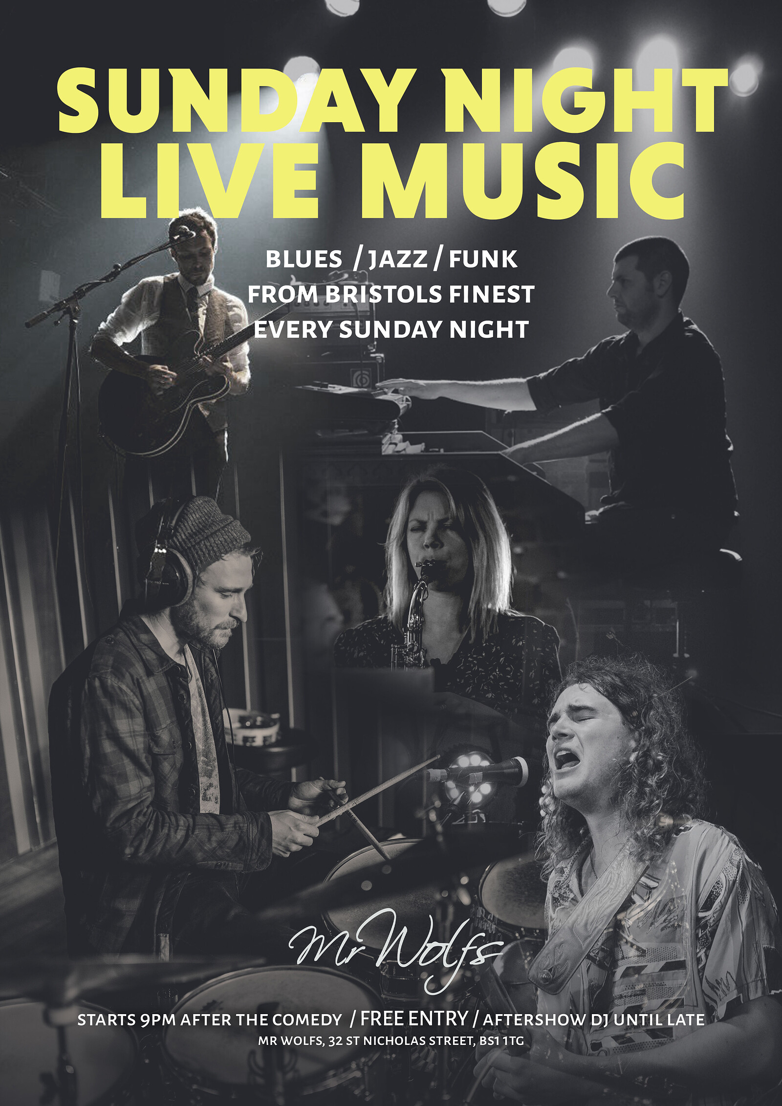 Sunday Night Music, Mr Wolfs – Headfirst Bristol