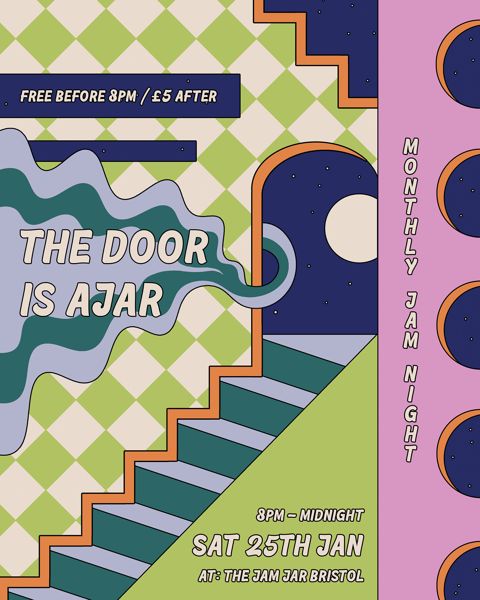 The Door is Ajar - Monthly Jam Night tickets — £5.50 | The Jam Jar, Bristol