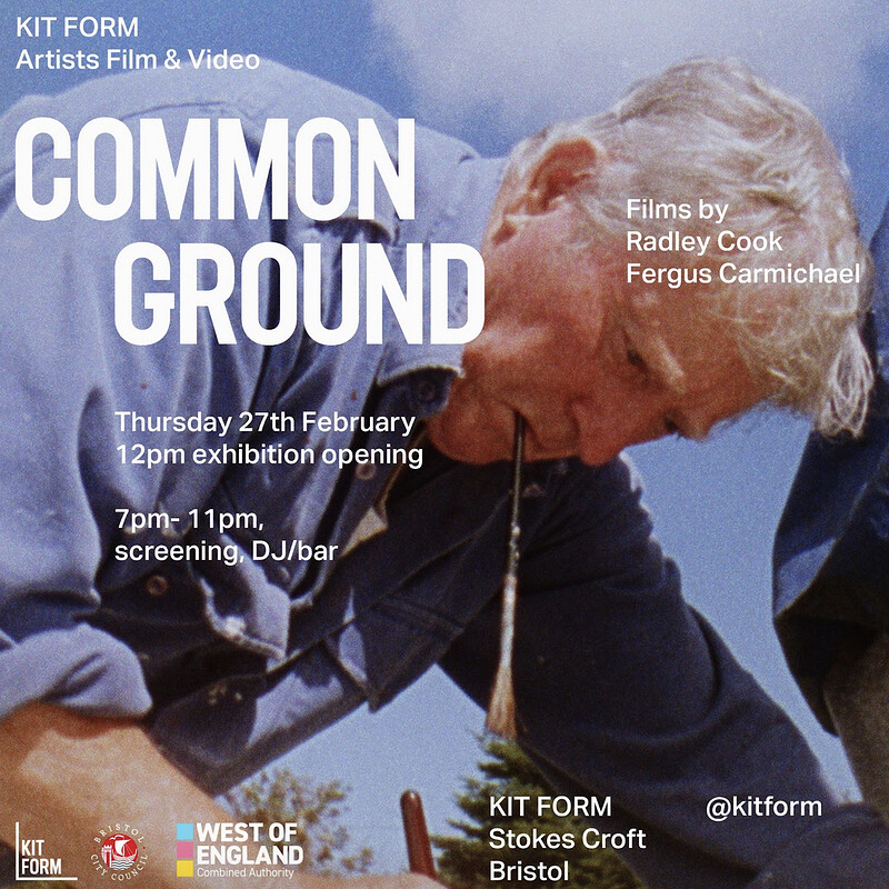 COMMON GROUND - screening & exhibition tickets — 0p | KIT FORM, Bristol