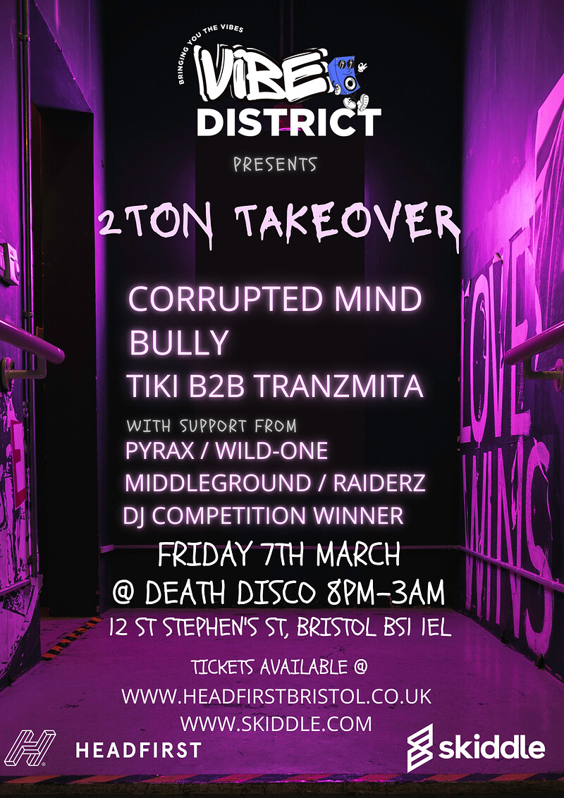 The 2Ton Takeover tickets — £5.50 | Death Disco, Bristol
