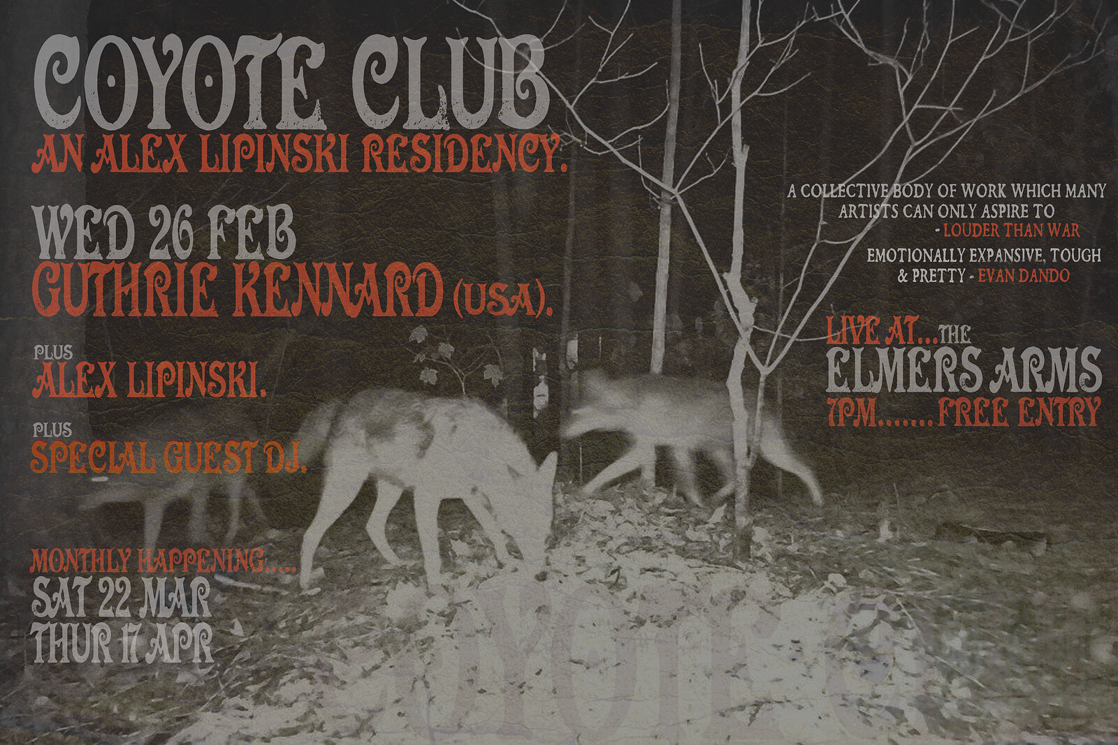 Guthrie Kennard + Alex Lipinski, The Elmer's Arms – Headfirst Bristol