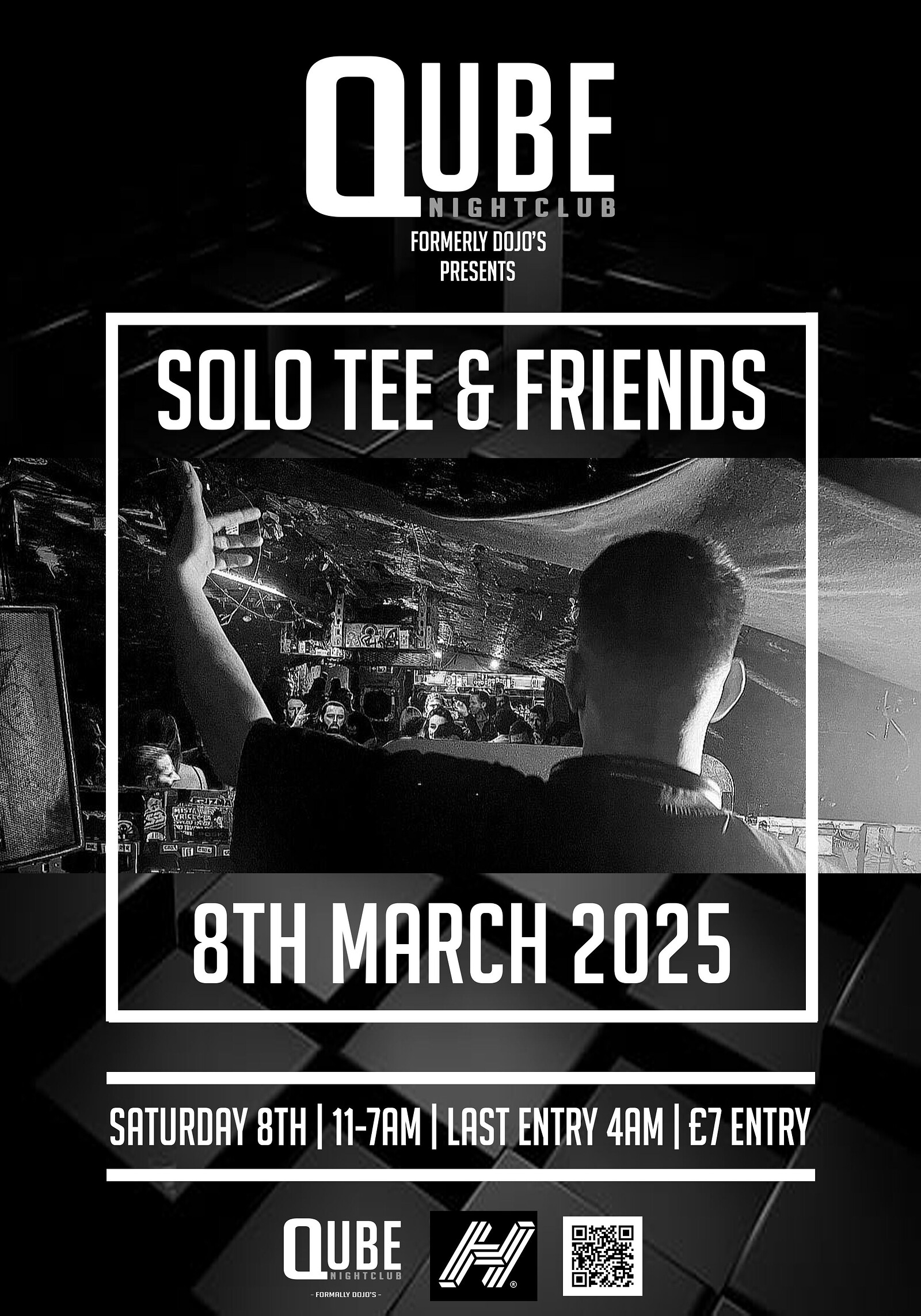 Solo Tee & Friends at Qube Nightclub tickets — £7.60 | Dojos, Bristol