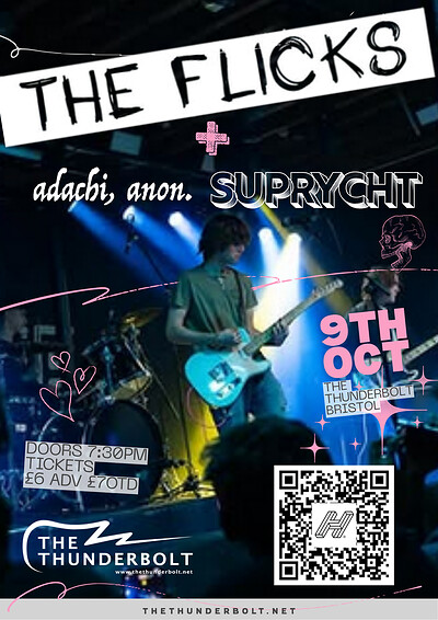 THE FLICKS // ADACHIANON // Little Function tickets — £6.55 | The ...