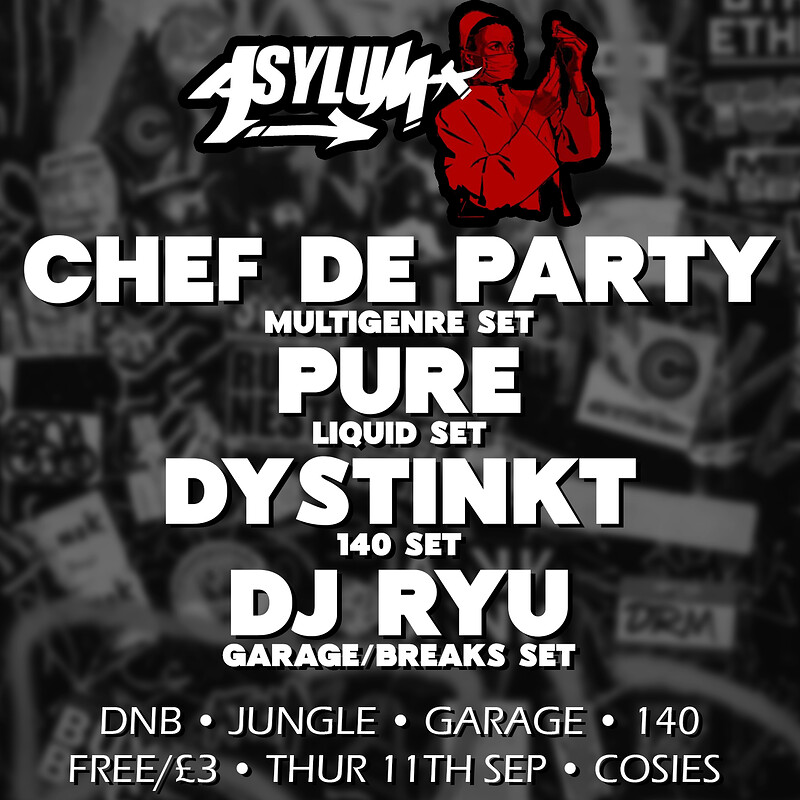 Asylum - Underground Rave tickets — 0p | Cosies, Bristol