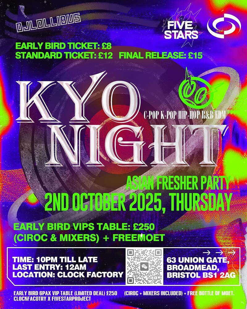 Kyo Night tickets — £8.65 | Clock Factory, Bristol