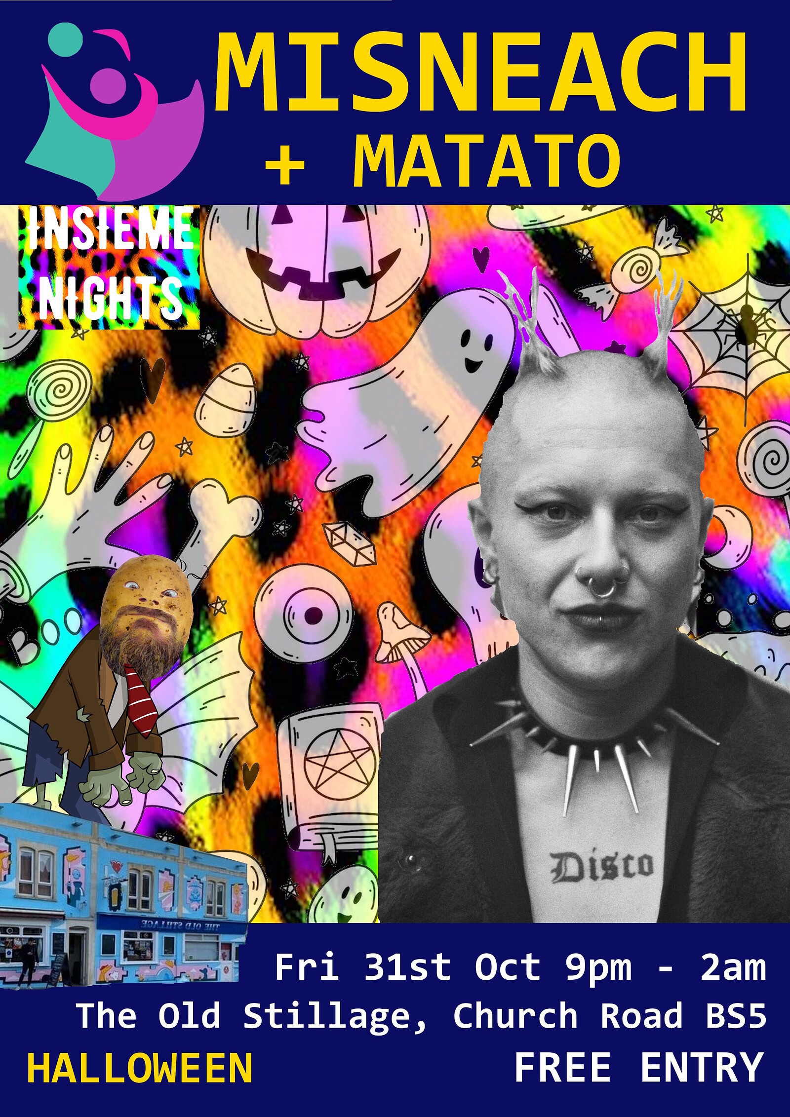 Insieme Halloween - Misneach and Matato tickets — 0p | The Old Stillage ...