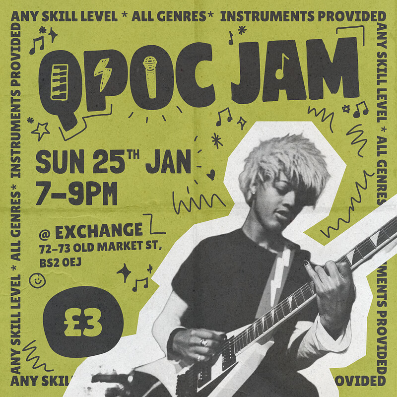 QPOC Jam tickets — £3.40 | Exchange, Bristol