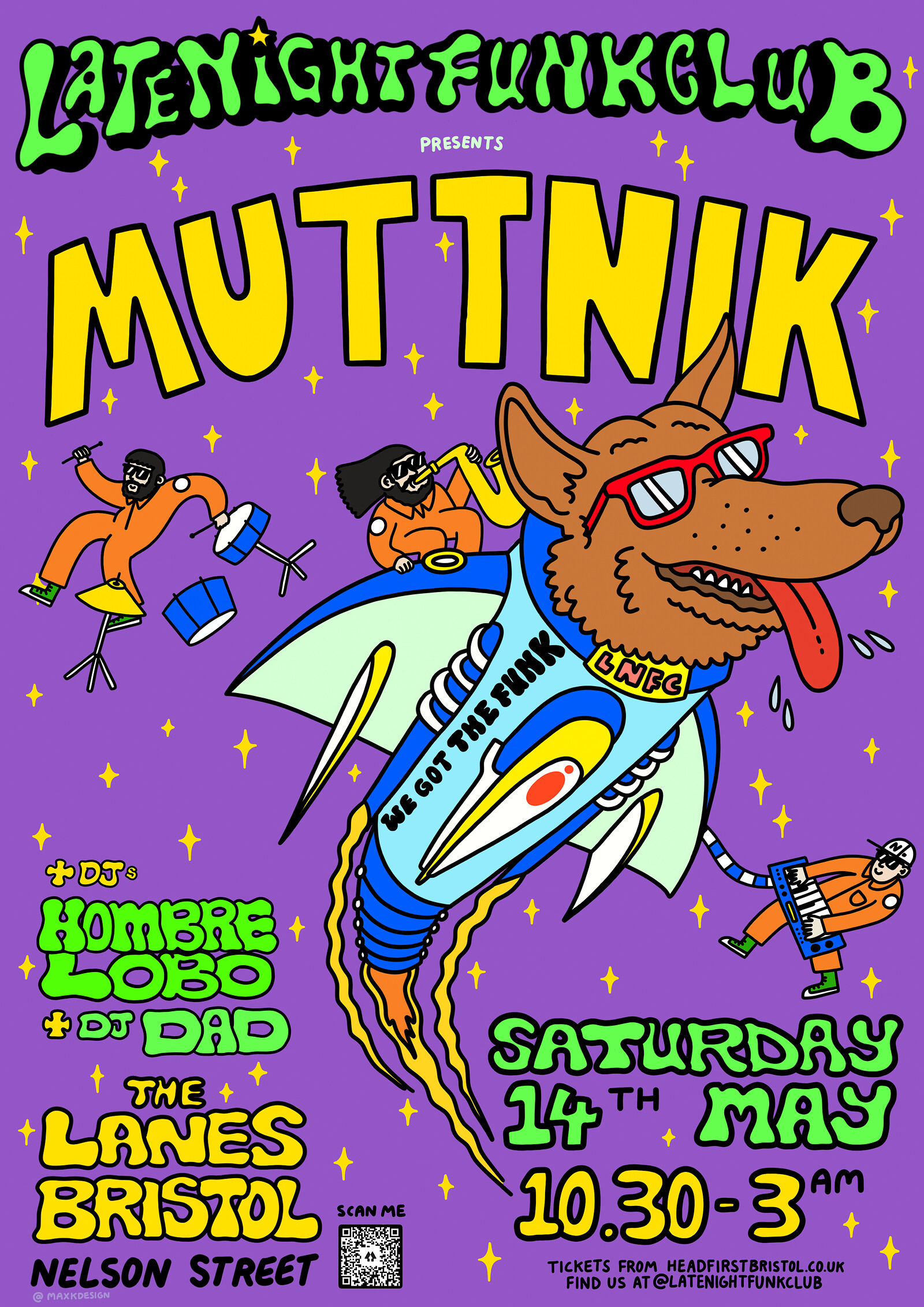 Late Night Funk Club: Cosmic Funk + DJs tickets — £6.55 | The Lanes ...