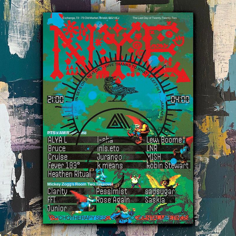 PTS x AM NYE tickets — £10.65 | Exchange, Bristol