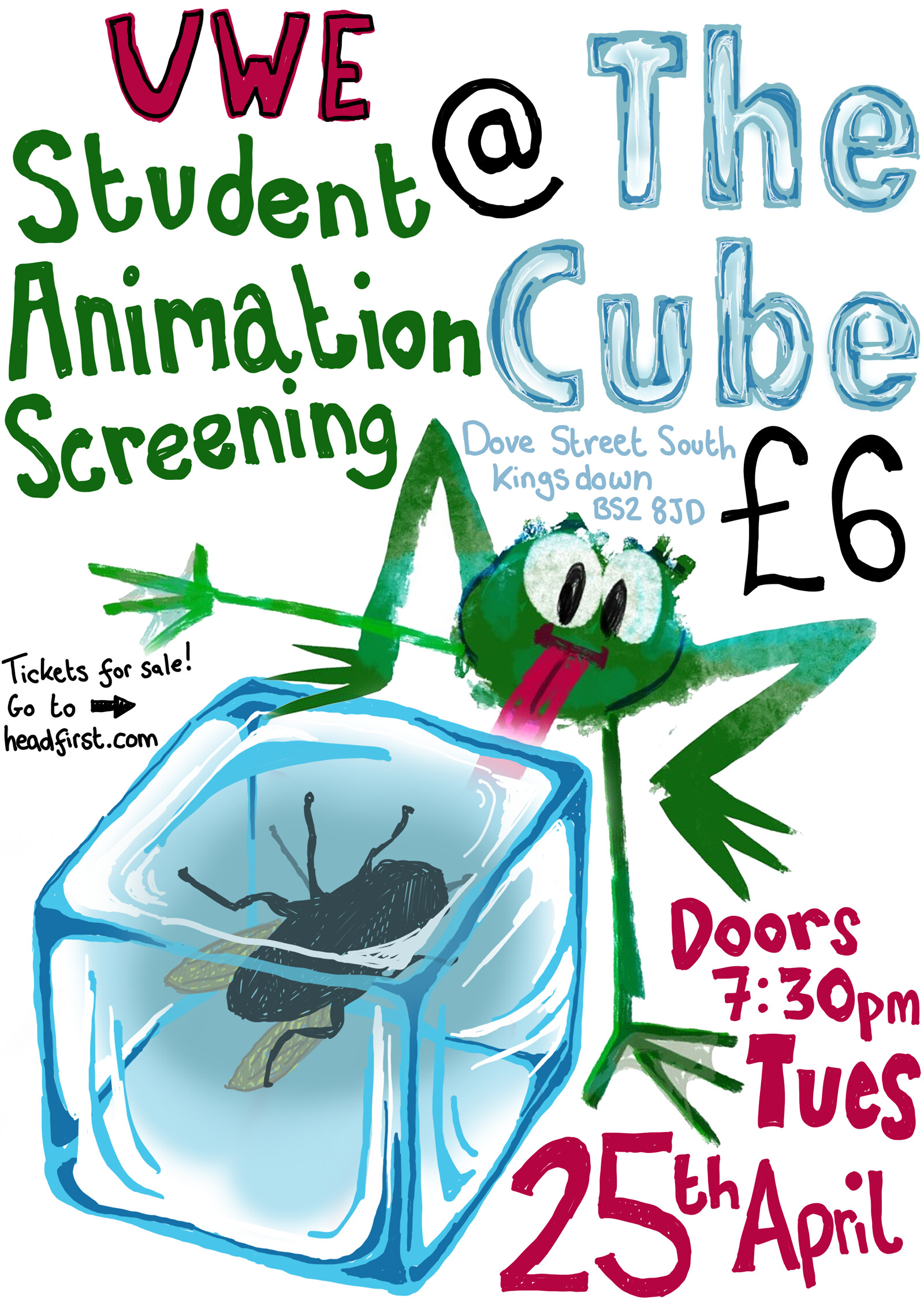 UWE Student Animation Screening tickets — £6.55 | The Cube, Bristol