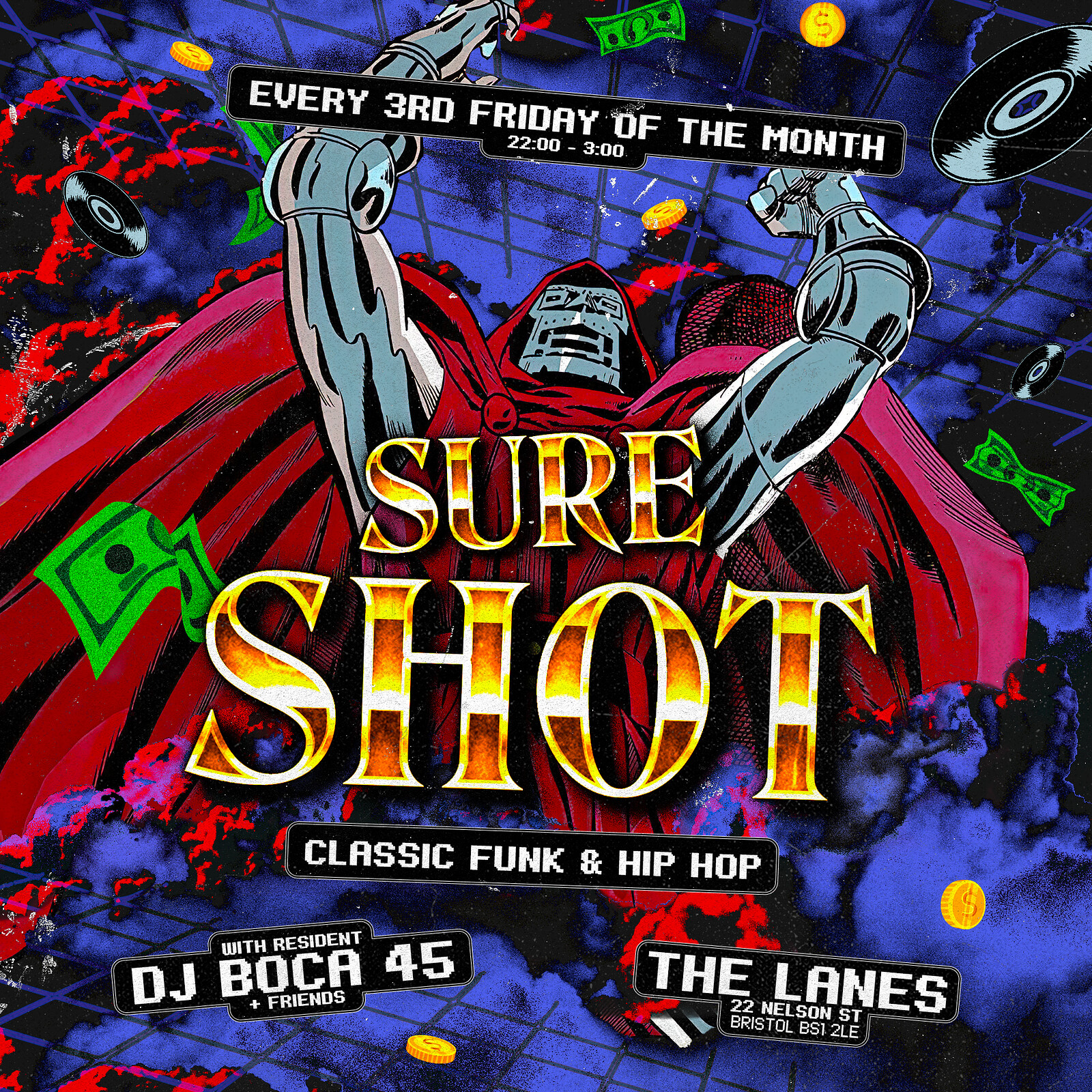 Sure Shot tickets — £5.45 | The Lanes, Bristol