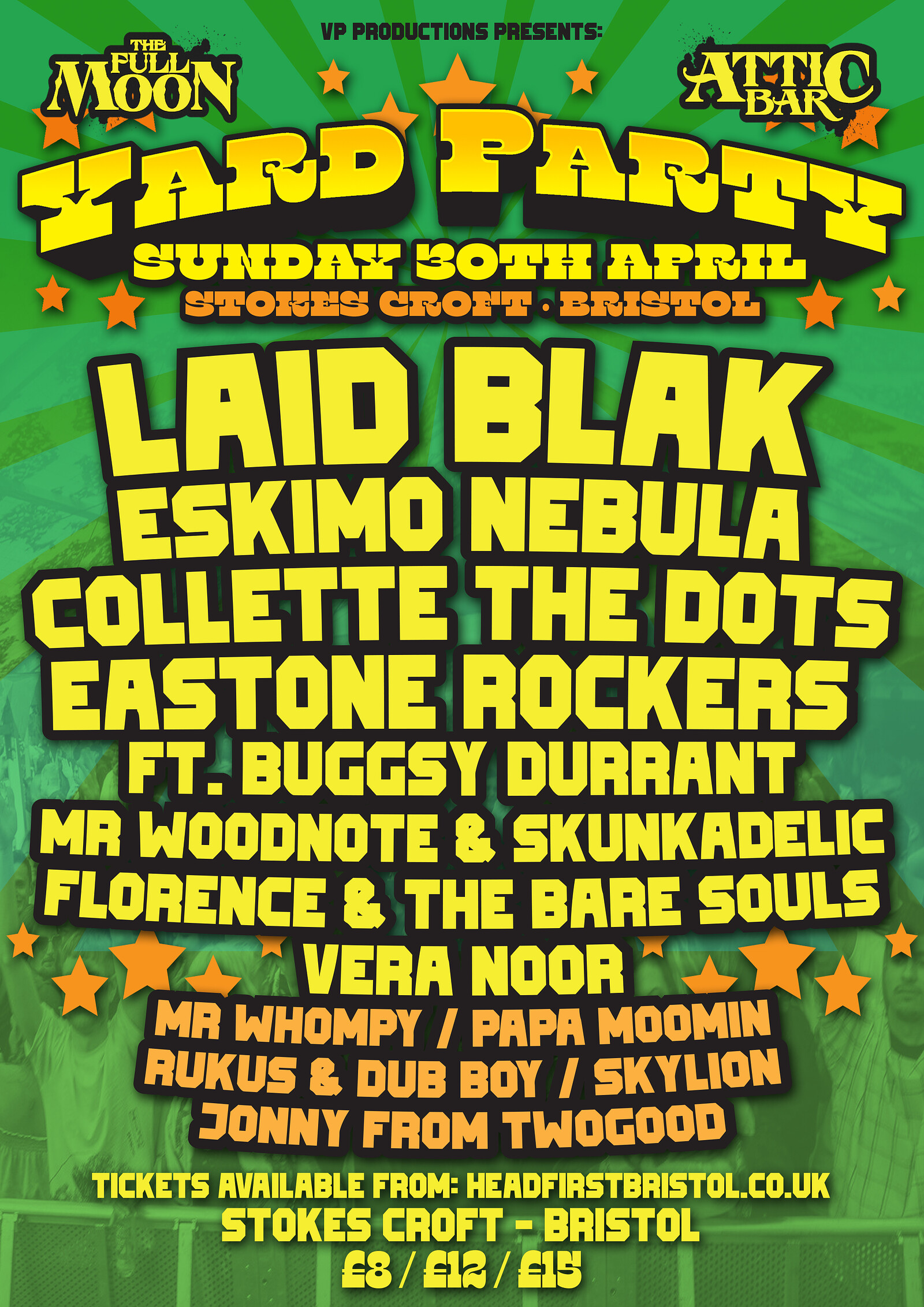 The Full Moon & Attic Bar YARD PARTY 2023 tickets — £7.55 | The Attic ...