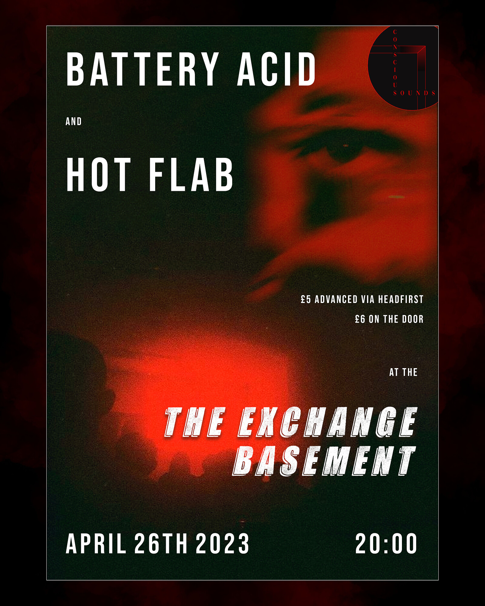 BATTERY ACID+Antihoney tickets — £5.45 | Exchange, Bristol
