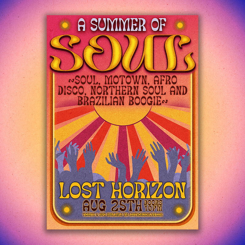 A Summer of Soul tickets — 0p | Lost Horizon, Bristol