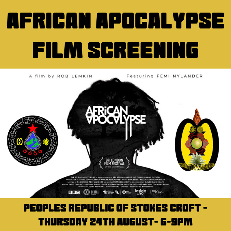 African Apocalypse: Film Screening, PRSC – Headfirst Bristol