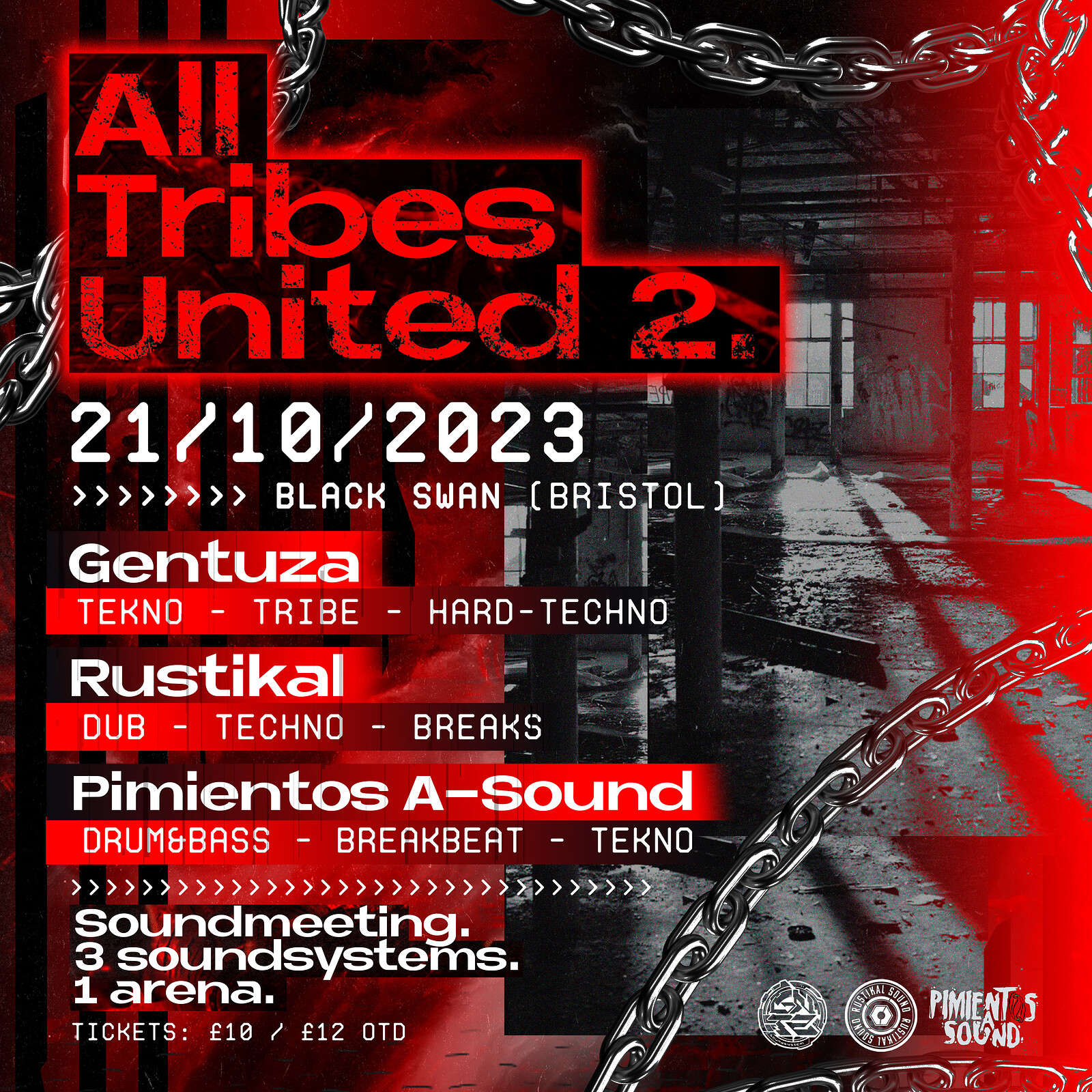 All Tribes United 2 - GNTZ, Pimientos, Rustikal tickets — £10.70 | The ...